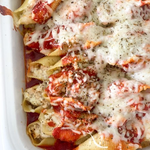 Chicken Parmesan Stuffed Shells – Macro Friendly Food