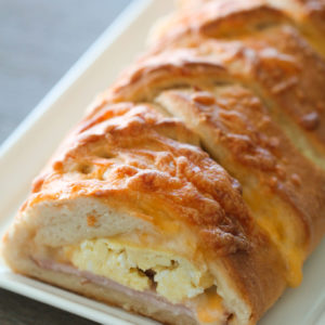 Ham & Egg Breakfast Braid – Macro Friendly Food