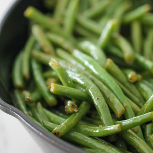 Garlic Butter Green Beans – Macro Friendly Food
