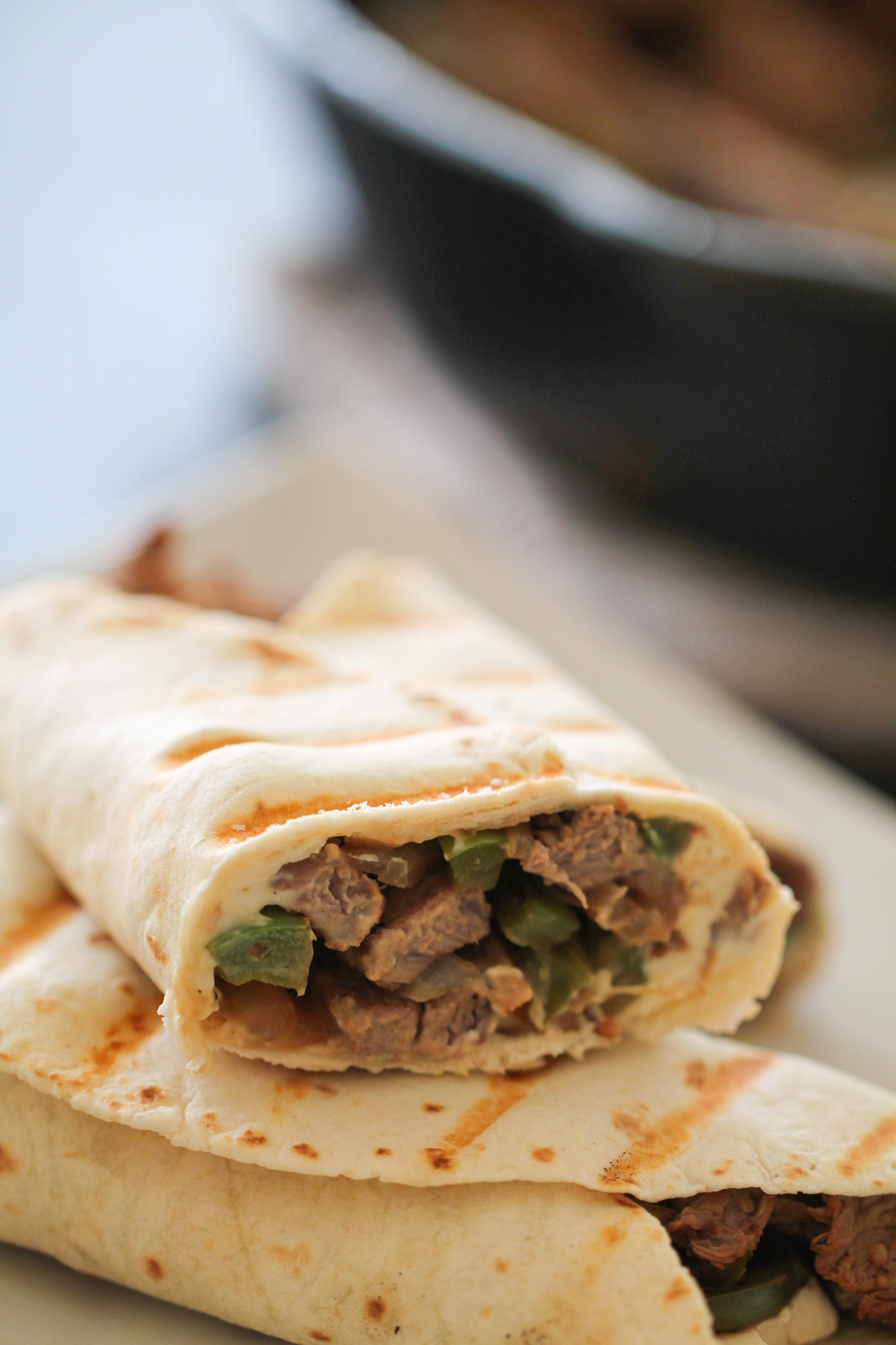 Philly Cheesesteak Wrap – Macro Friendly Food