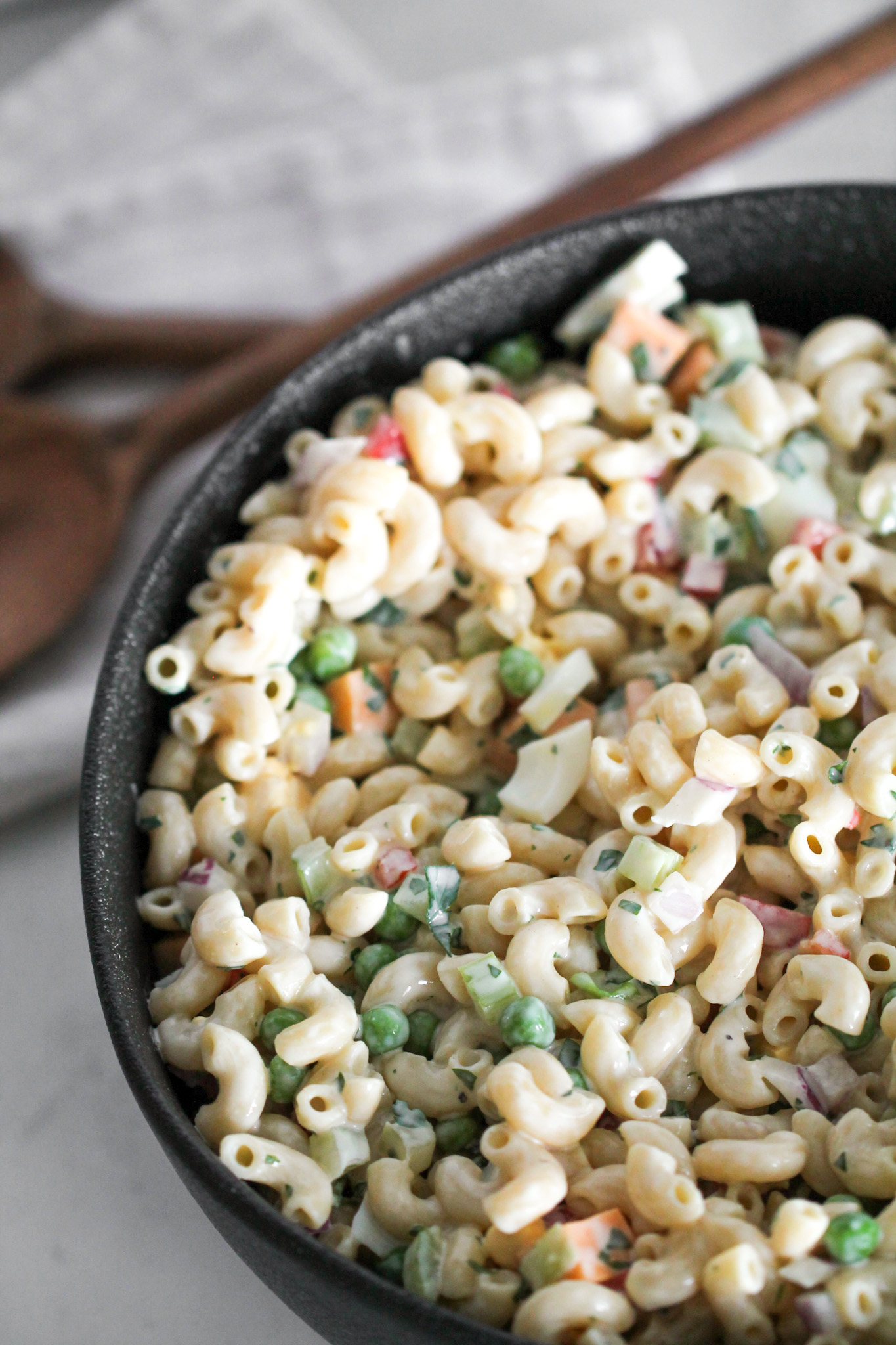 Traditional Macaroni Salad – Macro Friendly Food